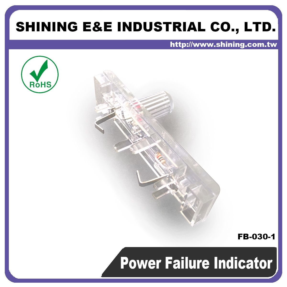 FB-030-1 120V DC Fuse Block LED Power Line Fault Indicator Light ...