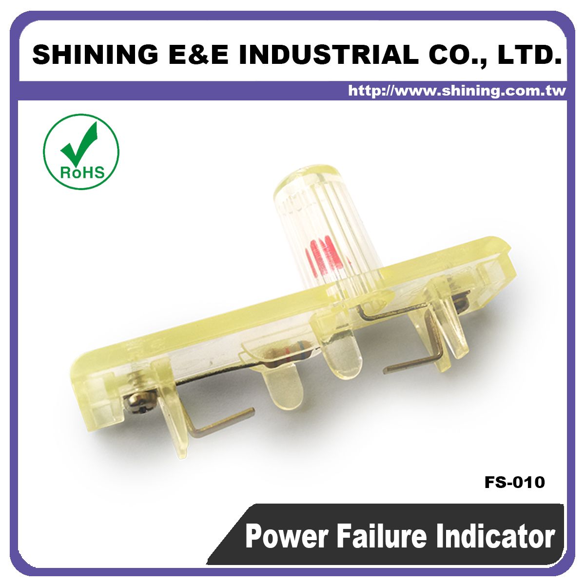 FS-010AC 380V AC Fuse Block LED Power Fault Indicator Light | SHINING E ...