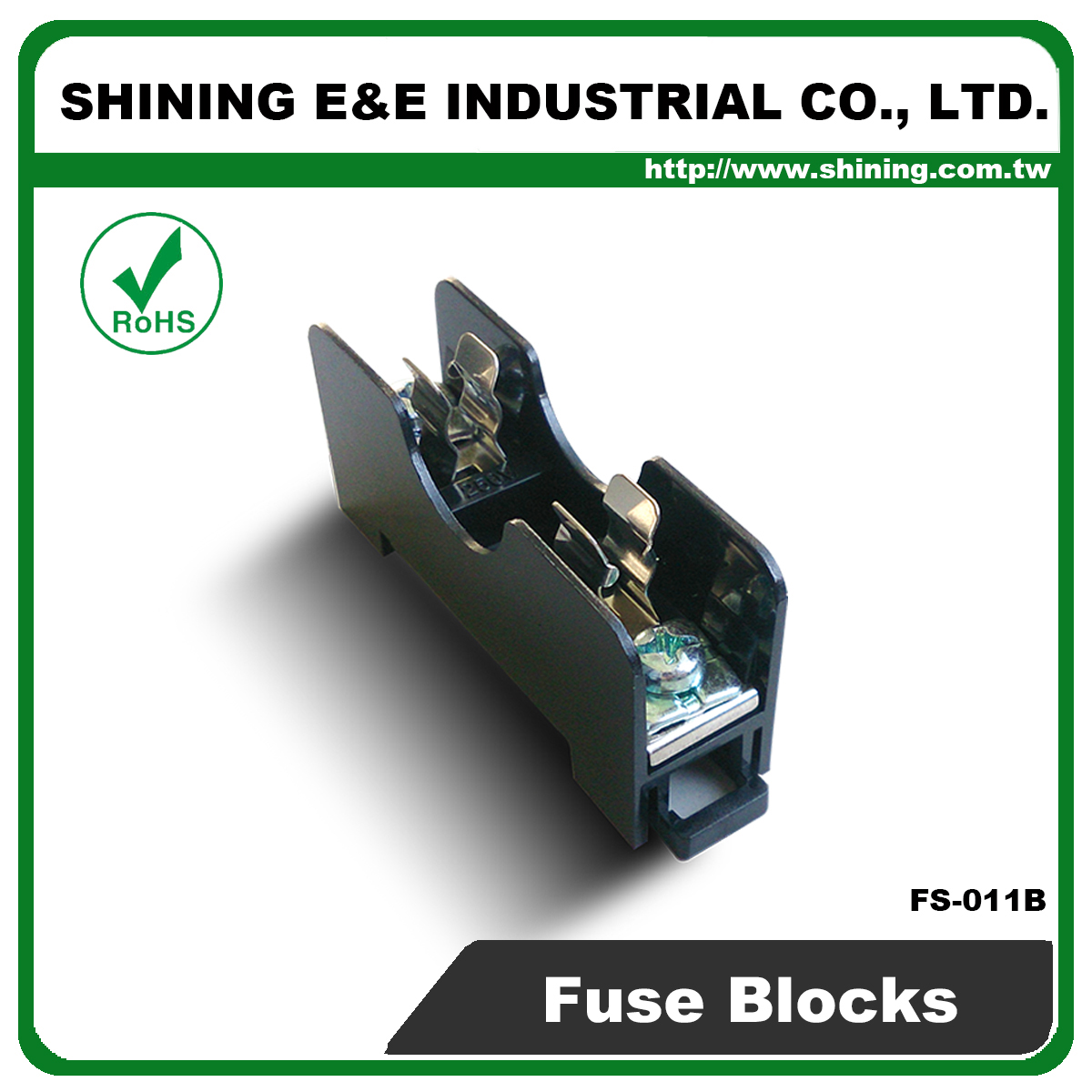 Fuse Din Rail Mounted 600V 10A 1 For 6x30mm FS-011B | SHINING E&E ...