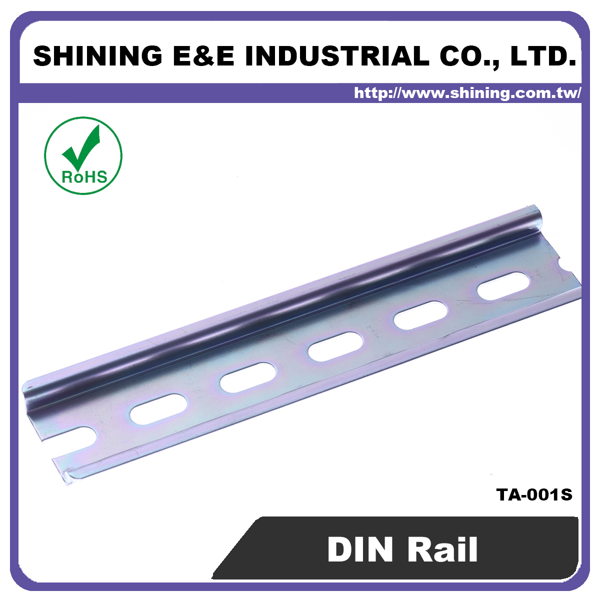 TA-001S Top Hat Rail TS35 EN 50022 35mm Steel DIN Rail | SHINING E&E ...