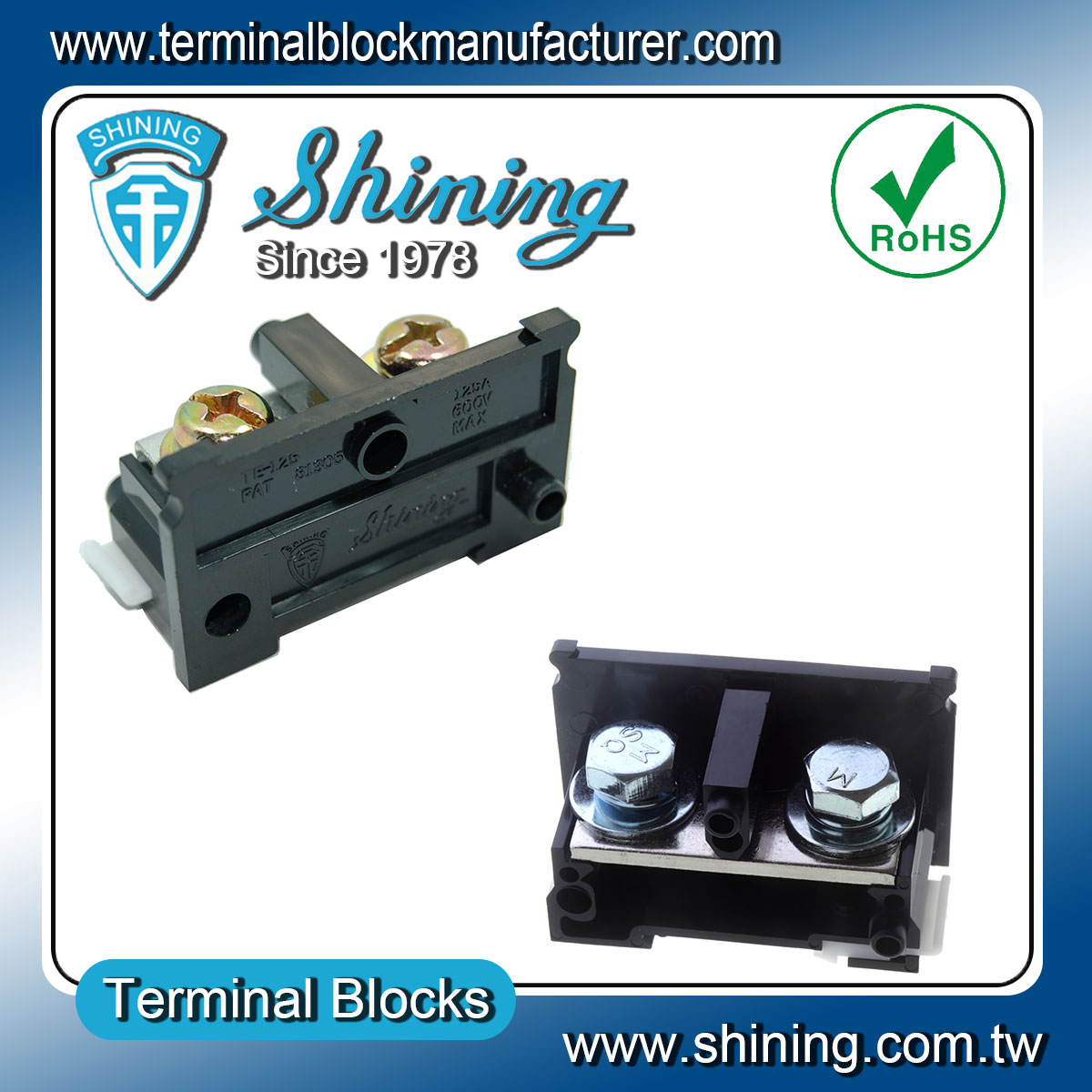 TE-150 Din Rail 600V 150A Ensamblaje de Bloque Terminal a Tierra ...